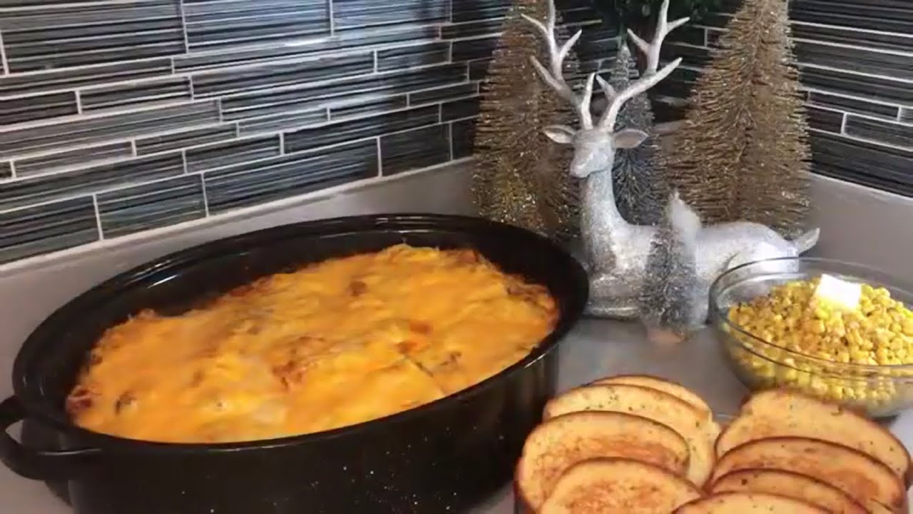 🎄 Vlogmas Day #9 🎄 EASY HOMEMADE SOUTHERN STYLE BAKED SPAGHETTI RECIPE ...