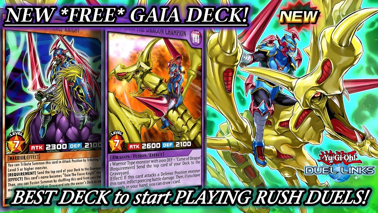 THESE NEW GAIA CARDS are INSANE! FREE GAIA Structure Deck for RUSH ...