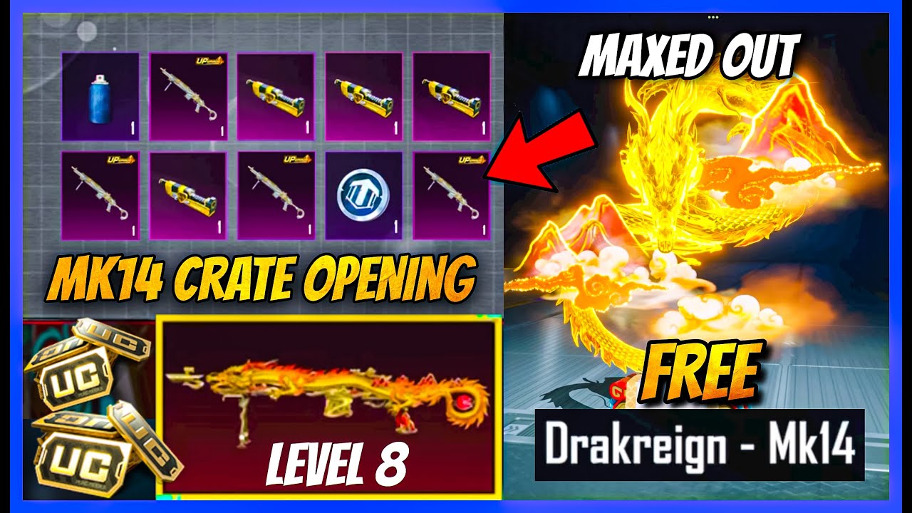 FREE MYTHIC MK14 IN LUCKIEST CRATE OPENING - MAX OUT TO LEVEL 8 ...