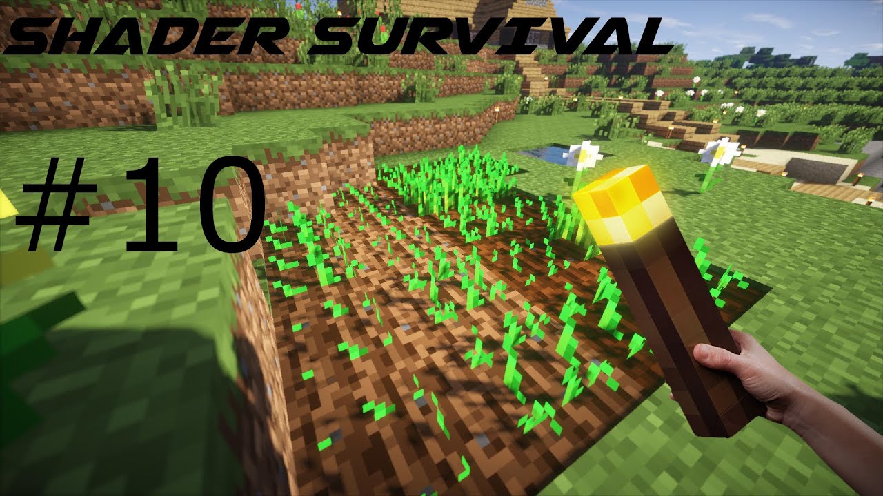 Minecraft Ita Shader Survival 10 Riprendiamo A Costruire Youtube