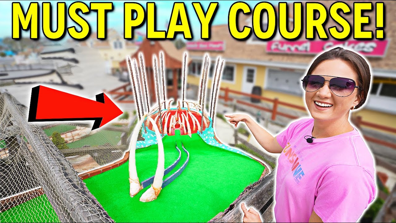 We've NEVER Seen a Mini Golf Course Do This! - EPIC One of a Kind ...
