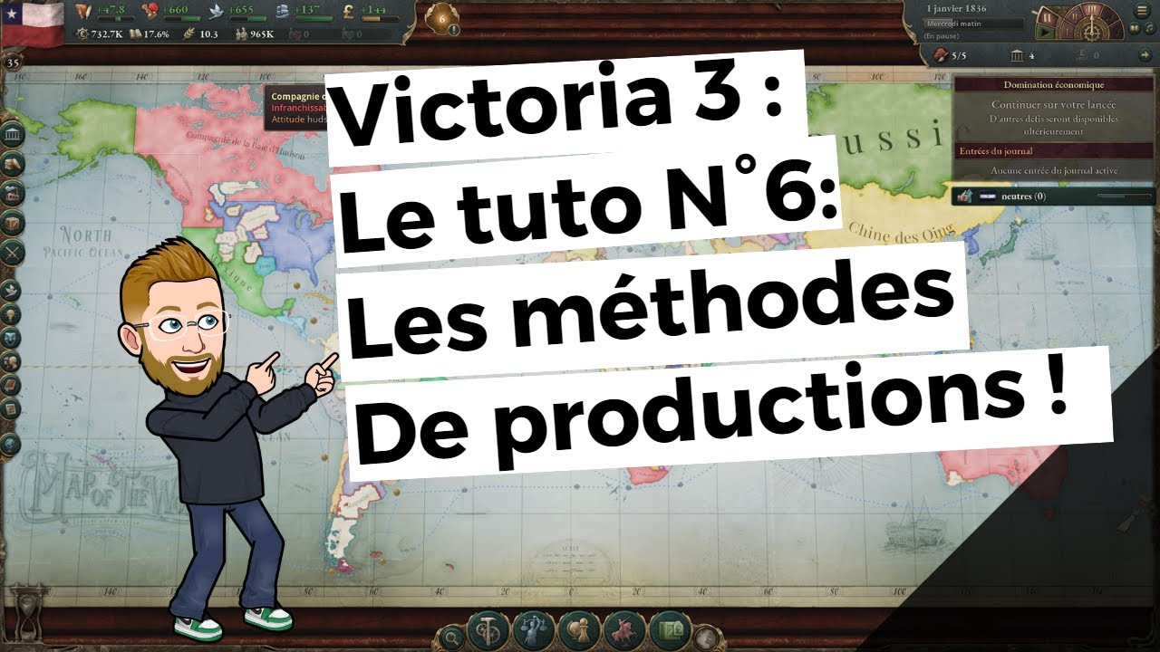 Tuto Victoria 3 N°6 FR : Les méthodes de production ! [ Vtuber ] - YouTube
