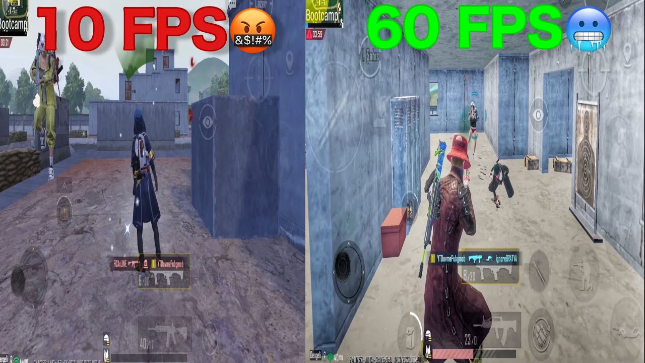 10 FPS🤬vs 60 FPS🥶 Challenge FPS Matter? |İpad 9|😈(Pubg Mobile)🔥Samsung ...