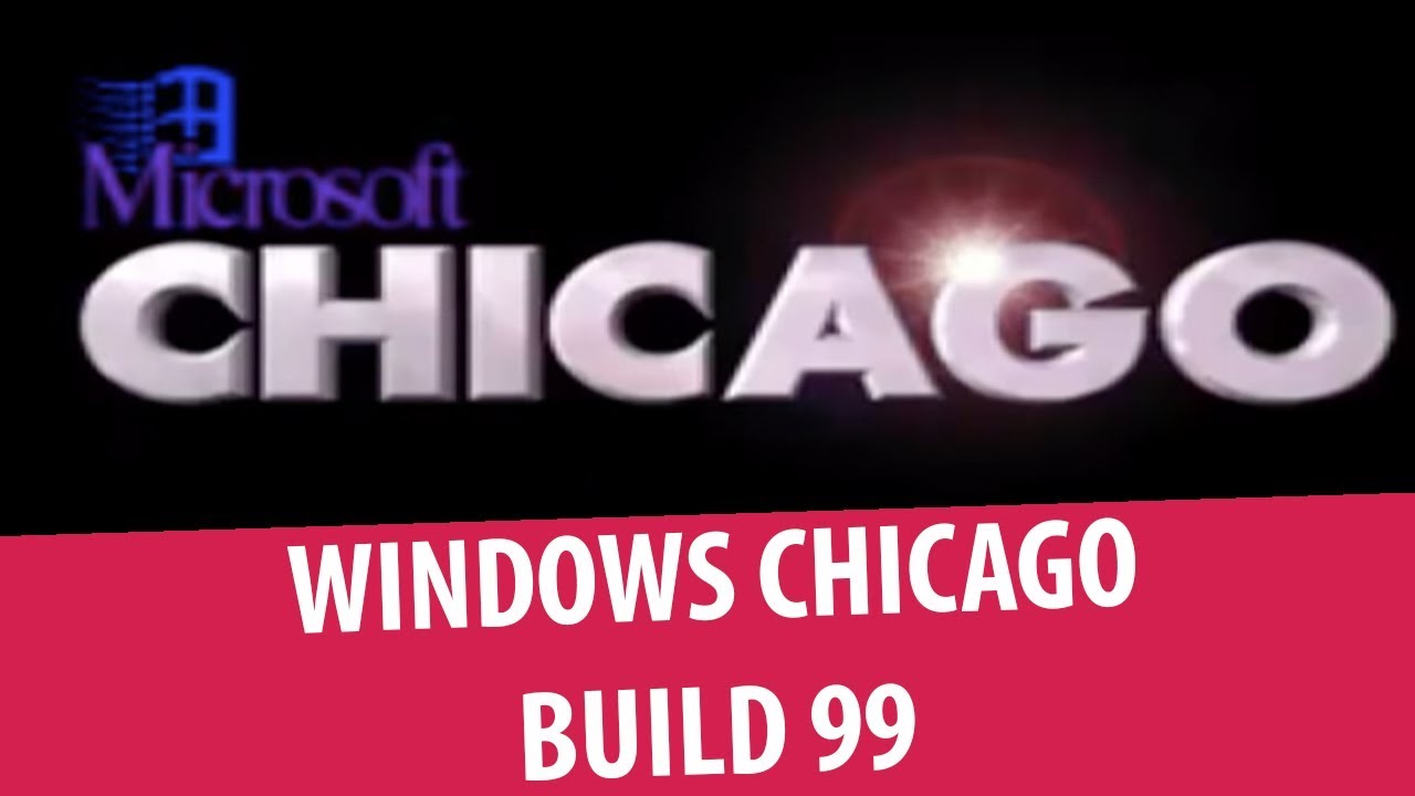 Windows Chicago (Windows 95 Beta 1) build 99 - YouTube