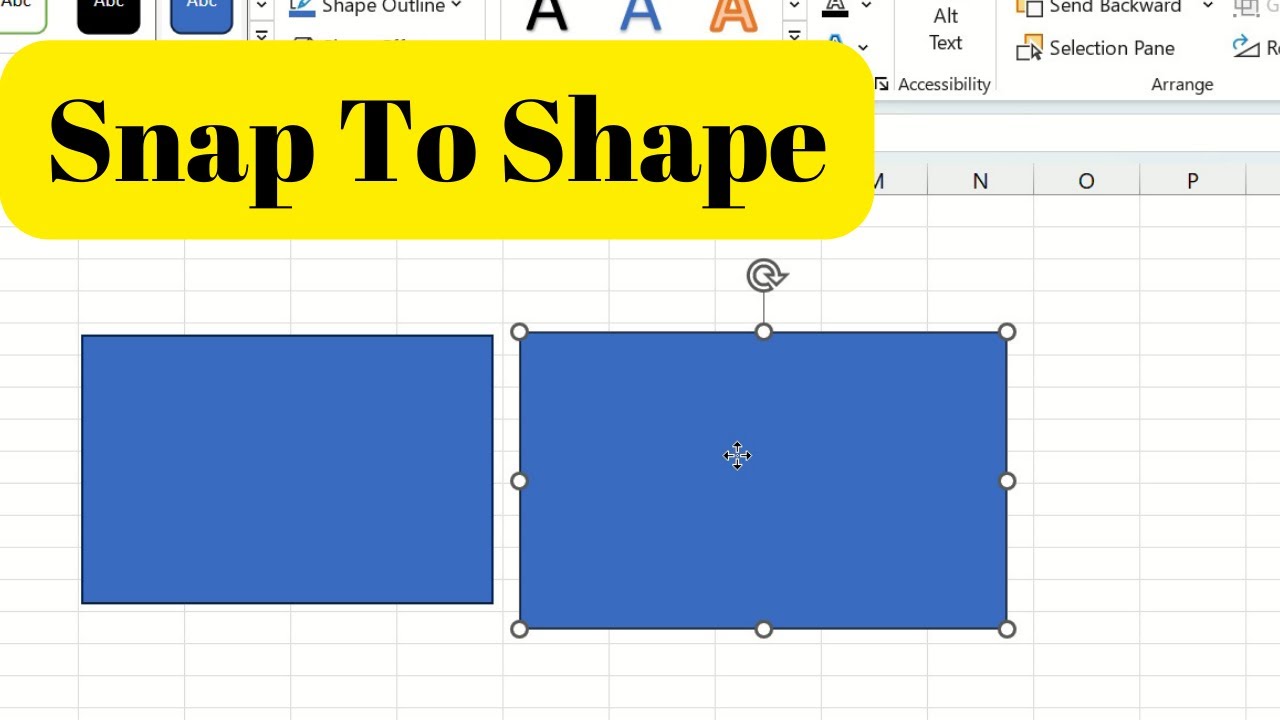 What Is Snap To Shape In Excel | Software Lounge - YouTube