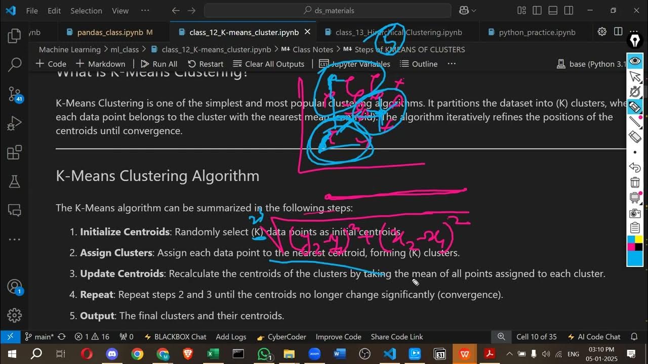 class 2 Kmeans cluster - YouTube