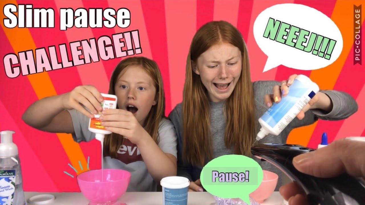 SLIME PAUSE CHALLENGE!!!! - YouTube