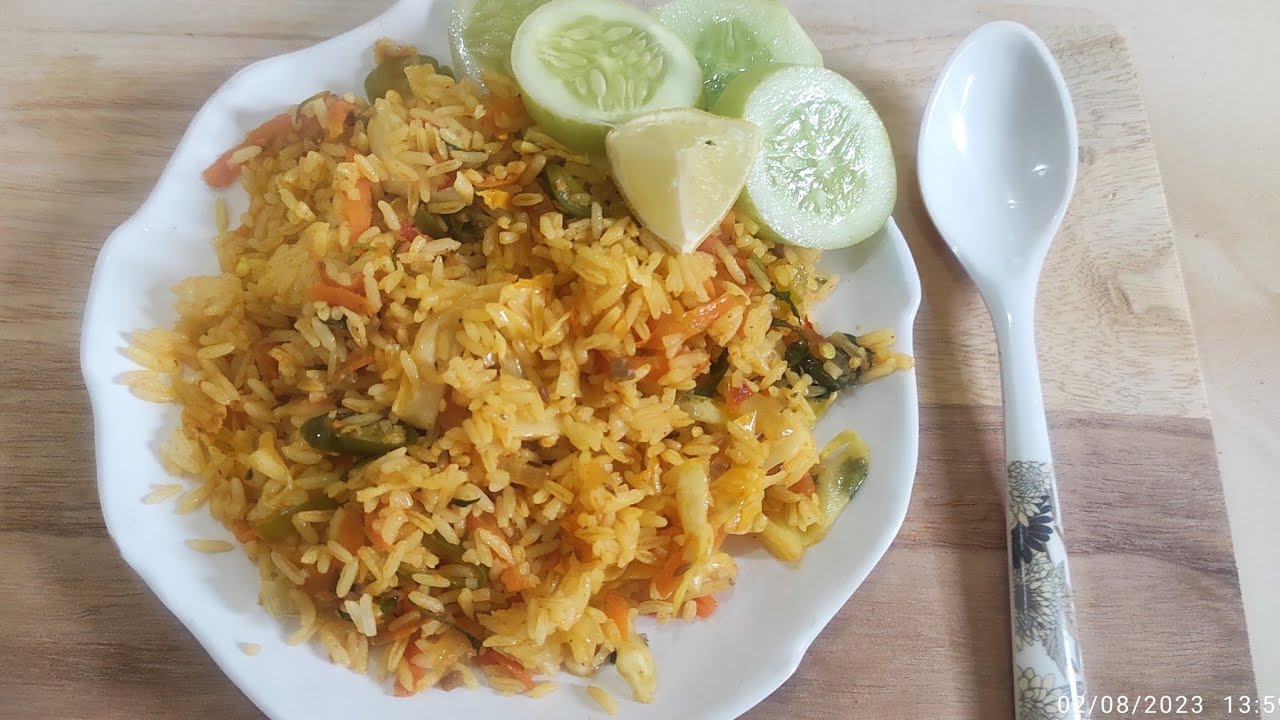 leftover rice se banaye mazedar fried rice😋|Veg fried rice recipe ...
