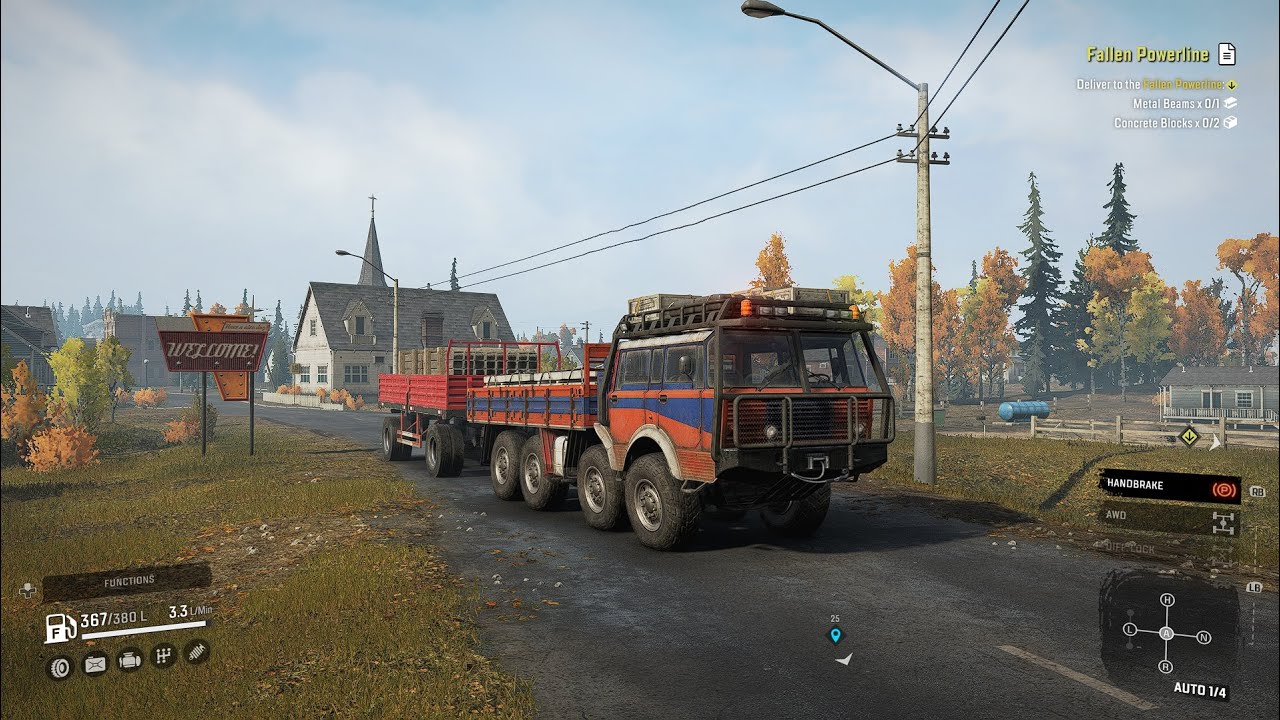 Fallen Powerline - Tatra T813 - SnowRunner Gameplay - YouTube