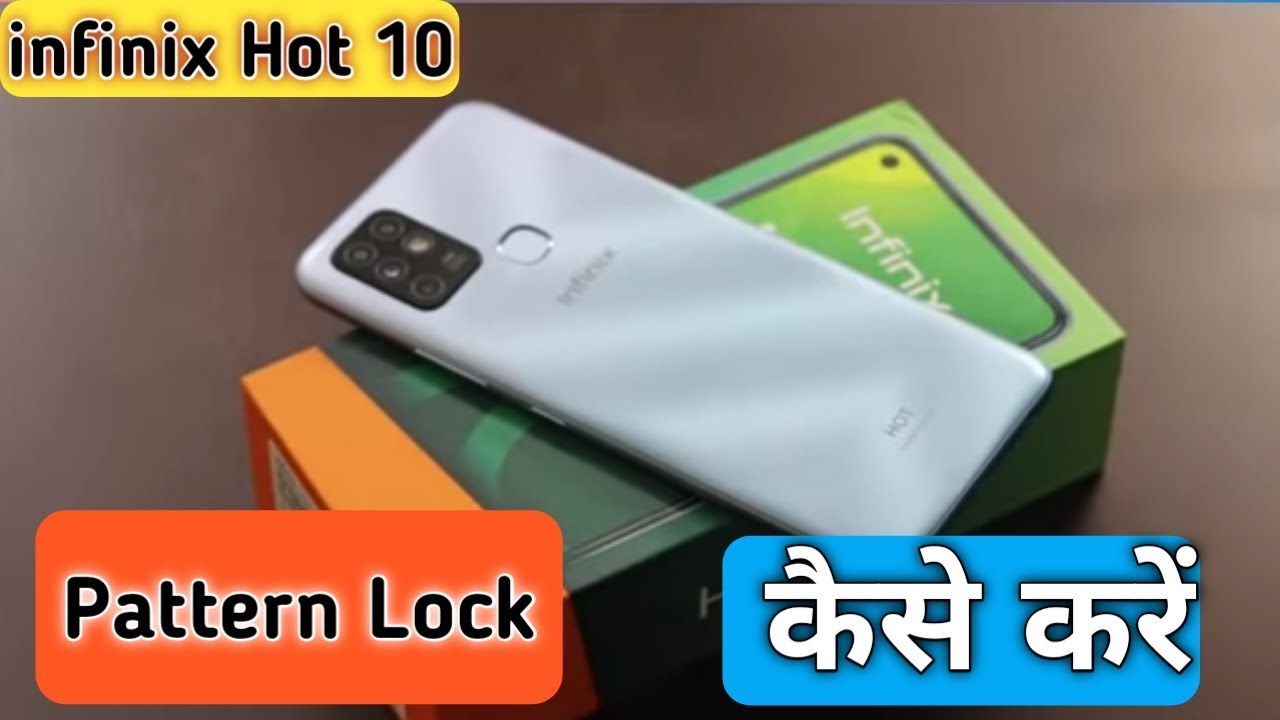 How To Set Pattern Lock in infinix Hot 10, Pattern Lock Keise Lagaen in ...
