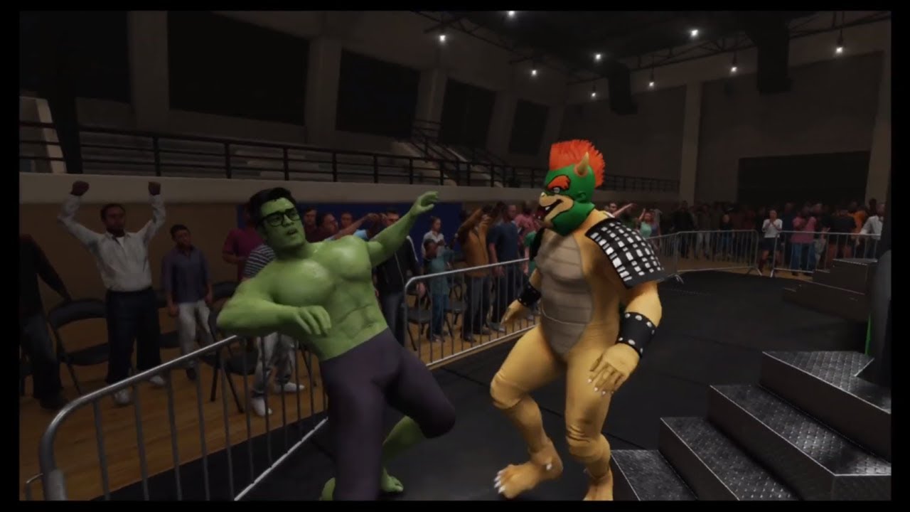 WWE 2K19 - Hulk vs Bowser - Digital Comics, Marvel Legends, Epic Battle ...