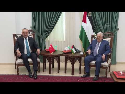 RAMALLAH - Çavuşoğlu, Filistin Devlet Başkanı Abbas tarafından kabul edildi