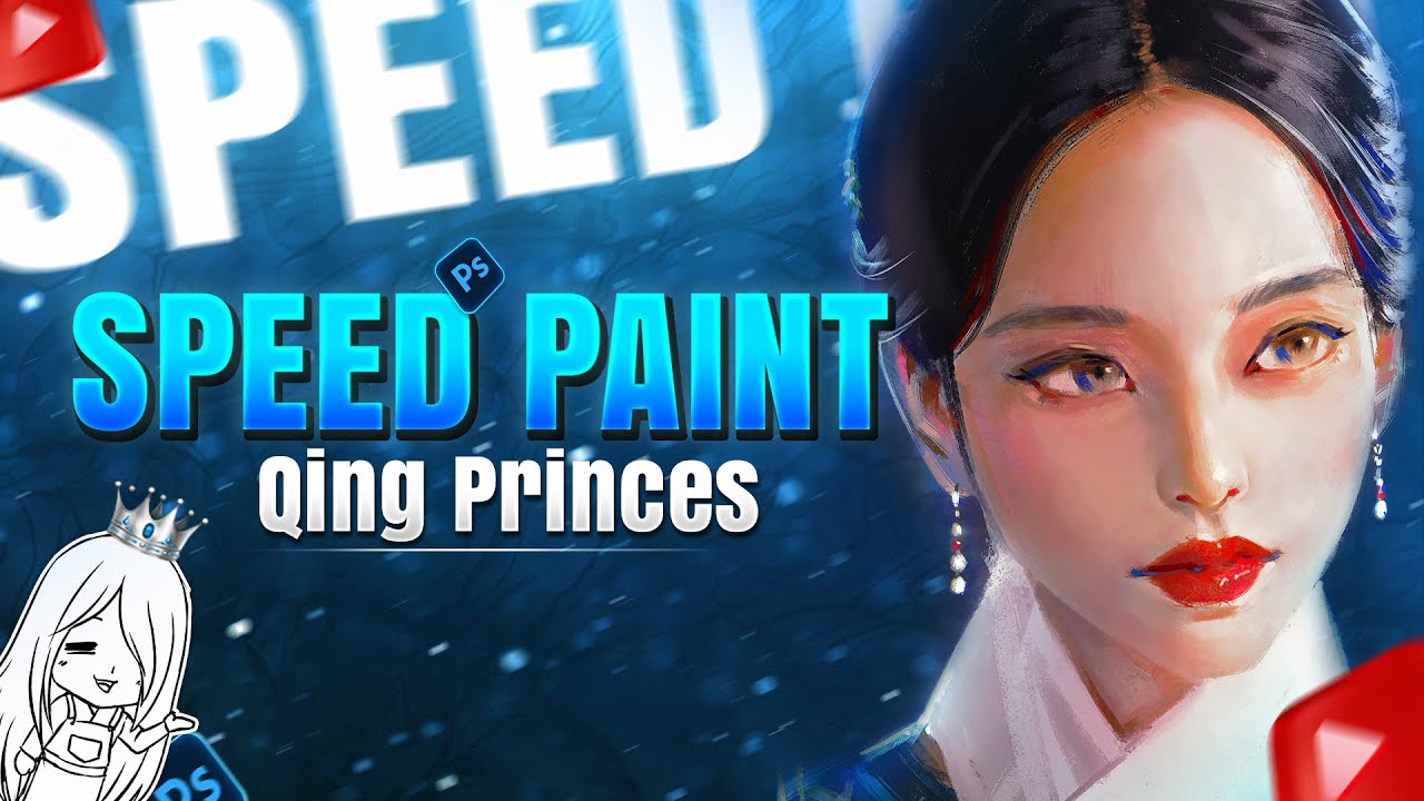 Speed Paint - Qing Dynasty Princess - YouTube