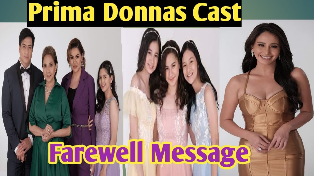 PRIMA DONNAS CAST FAREWELL MESSAGE|FINALE EPISODE - YouTube