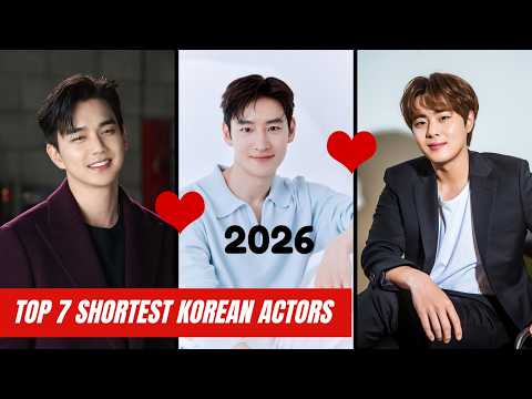 Top 7 Shortest Korean Actors 🥰🩷 #kdrama #koreandrama #imsiwan #leejehoon #yooseungho #fypシ