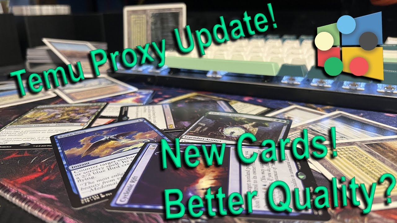 Magic: The Gathering Temu Proxy Haul // Print Quality Update and Review ...