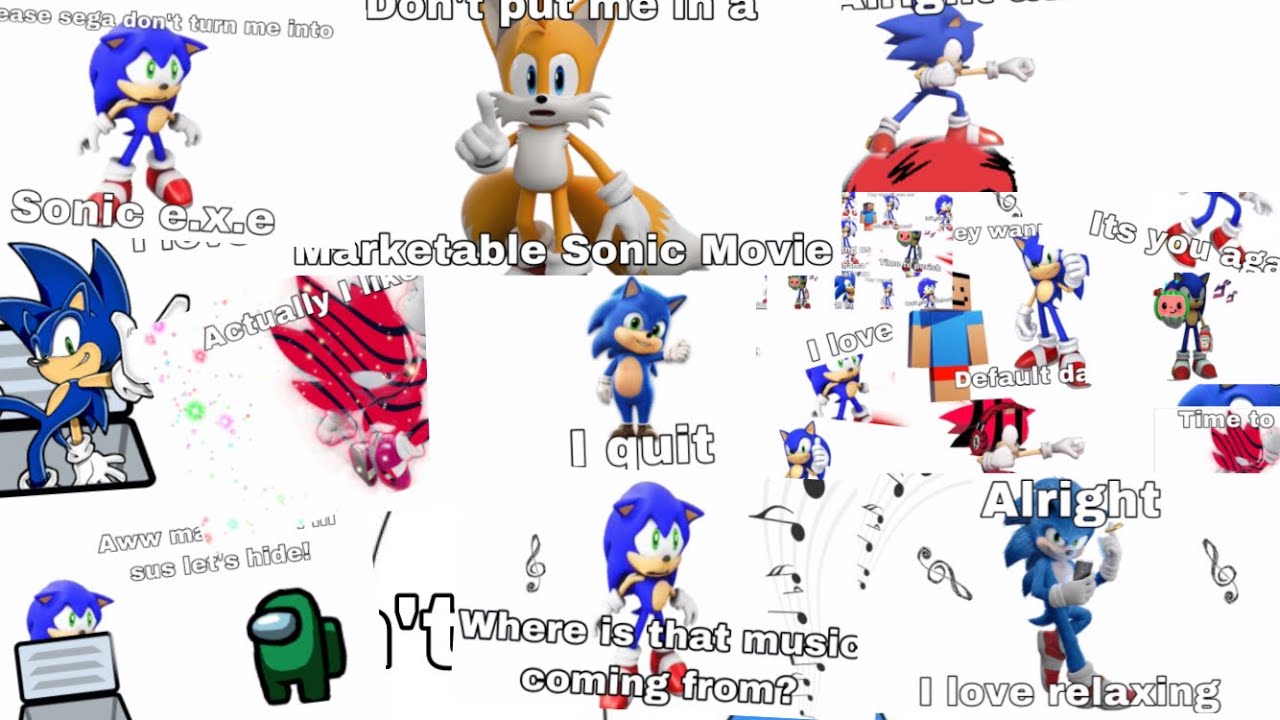 Sonic Text To Speech Memes For 2 Minutes Straight - YouTube