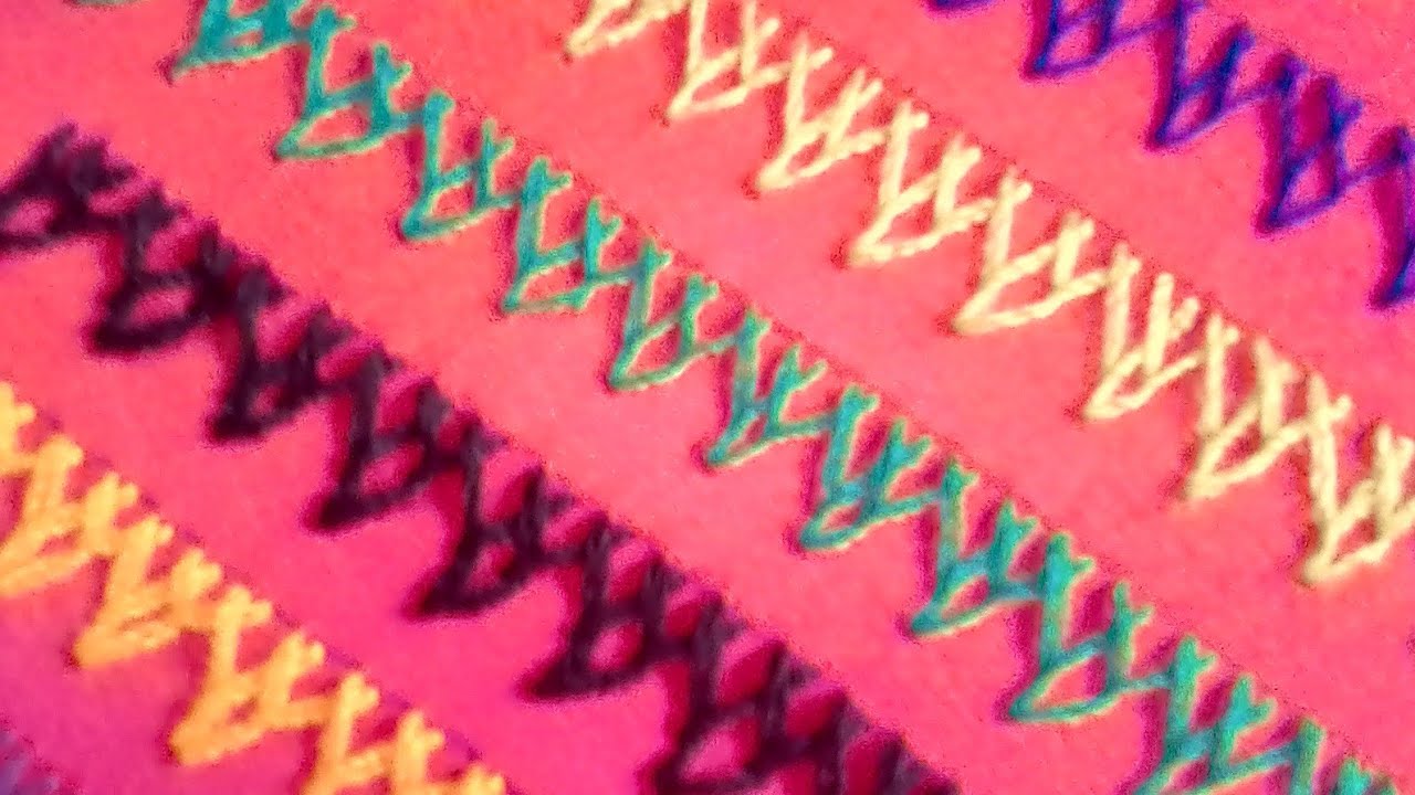 Balochi Stitch//Lace Design//Hand Embroidery @farhatKhurshid9639 - YouTube