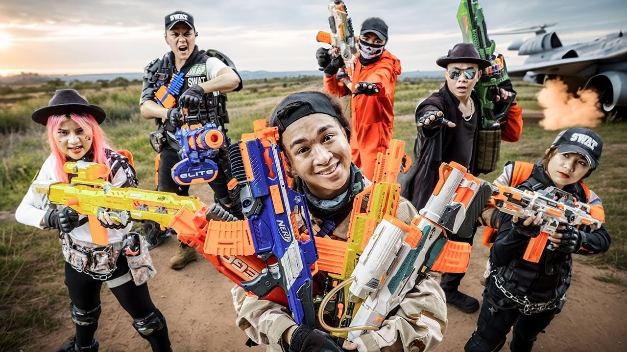 SEAL X Nerf War : In An Epic Nerf Guns Showdown Rose And Seal Will ...