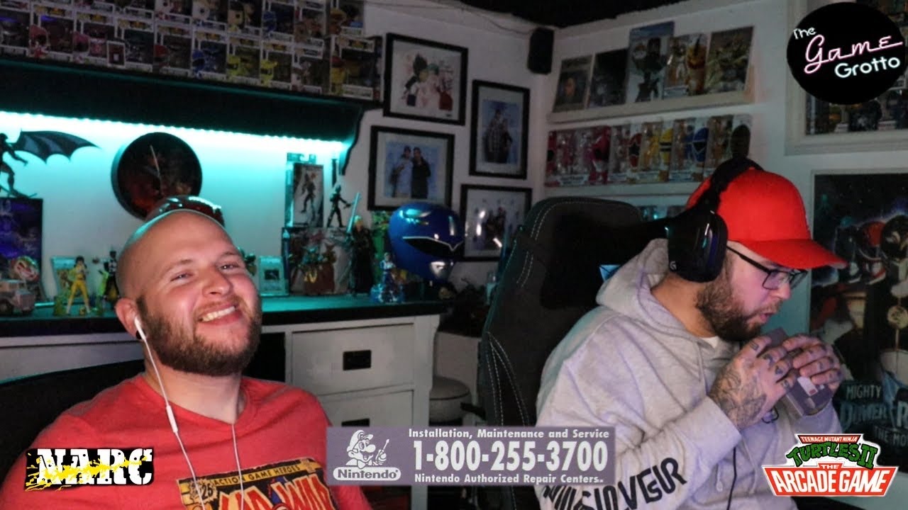 Playing old school Nintendo Narc and TMNT! Retro Time! - YouTube