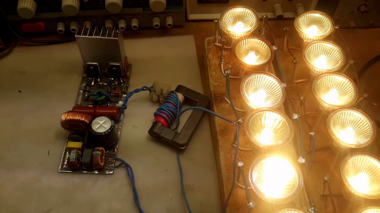 DIY 240v mains powered Flyback Driver - YouTube