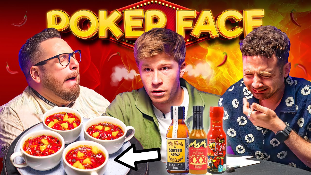 Poker Face Food Challenge SPECIAL ft. Robert Irwin! | Sorted Food - YouTube