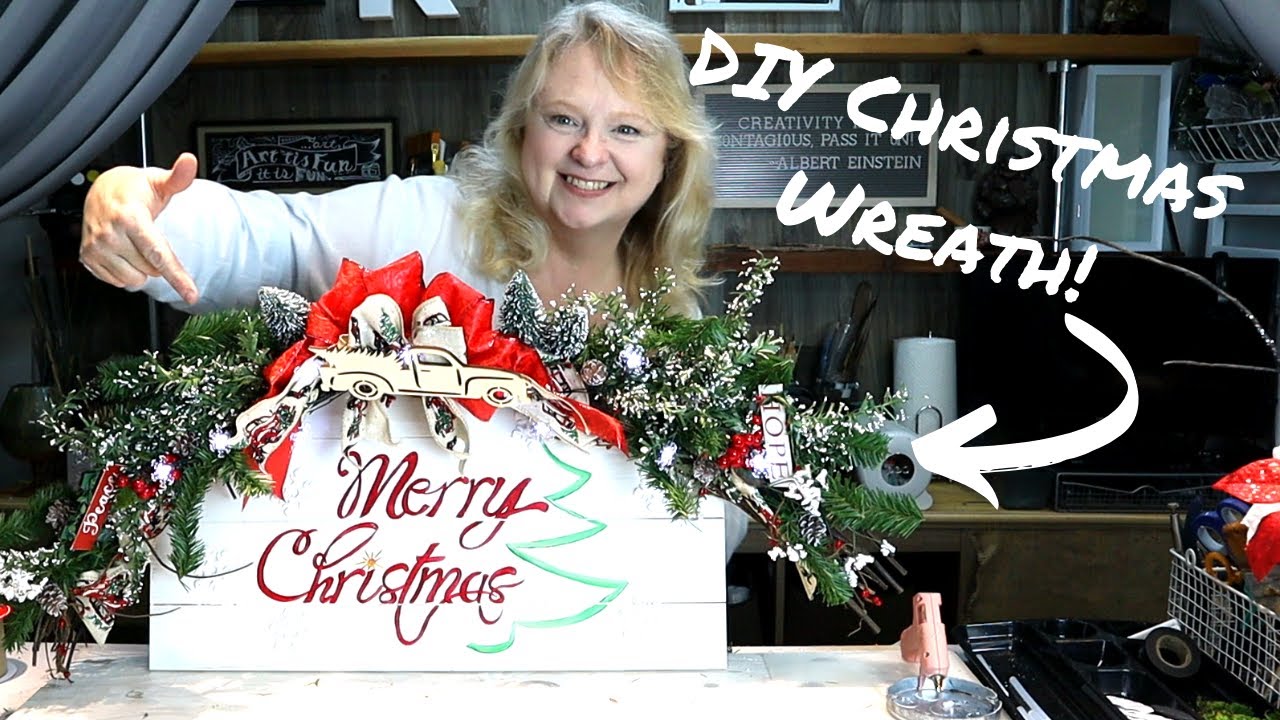 Christmas Wreath 2019 / DIY Crafts / Event Planning / Party Decor - YouTube