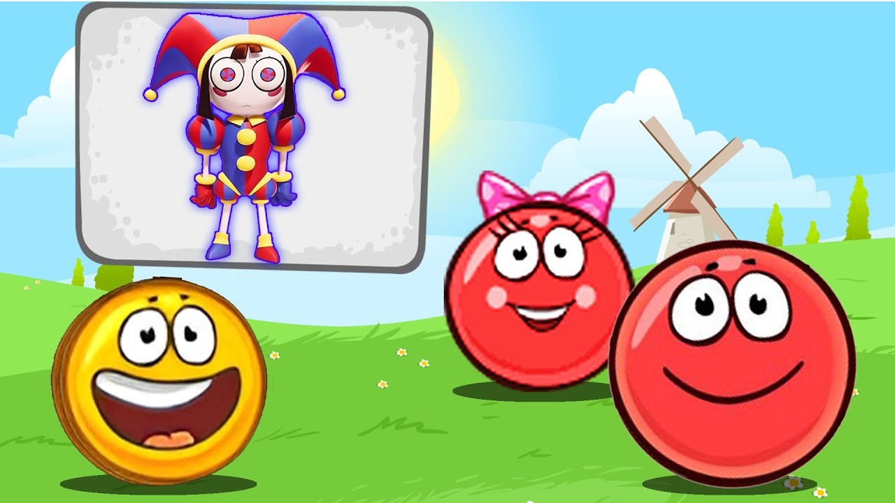 Boss Red Ball 4 vs The Amazing Digital circus - YouTube