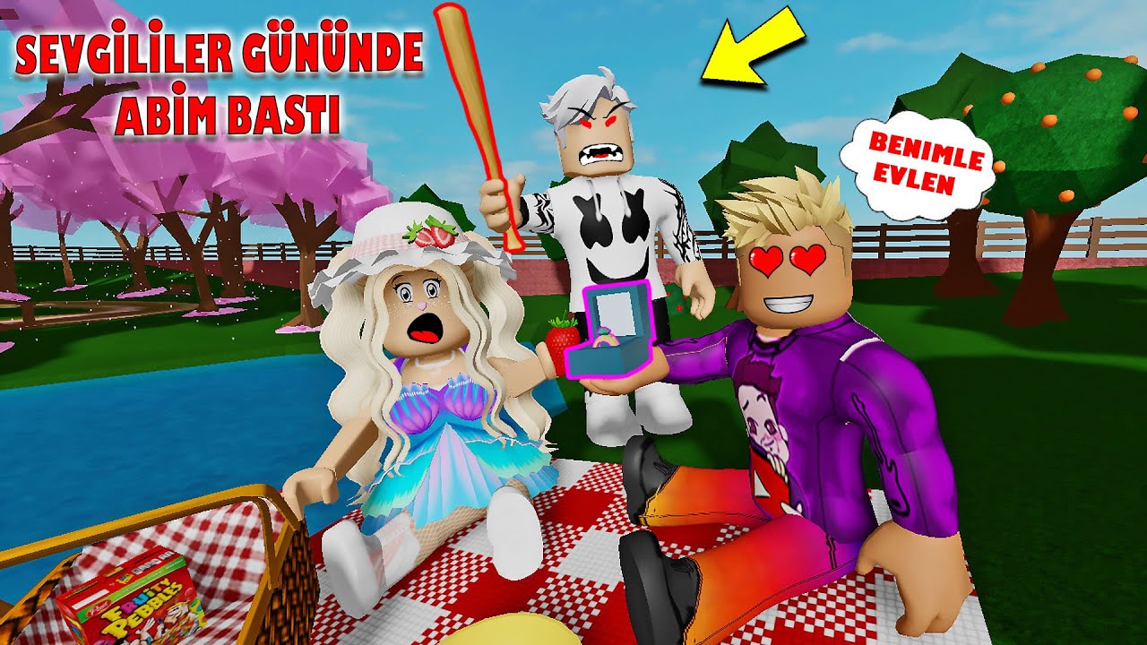 😍 BEBEKLER SEVGİLİ OLUYOR ! ABİMDEN DAYAK YEDİ ! 😱 [ KOMİK ]| ROBLOX 💚 ...