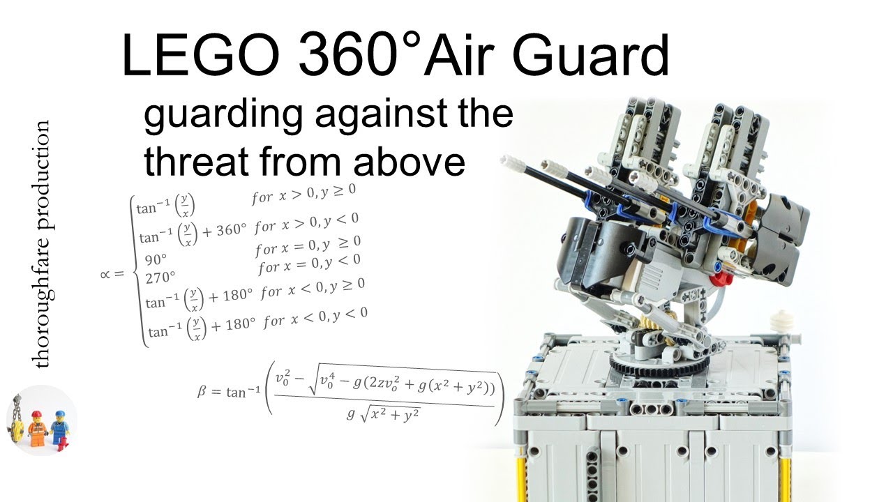 Automatic LEGO Gun - 360° Coverage - YouTube