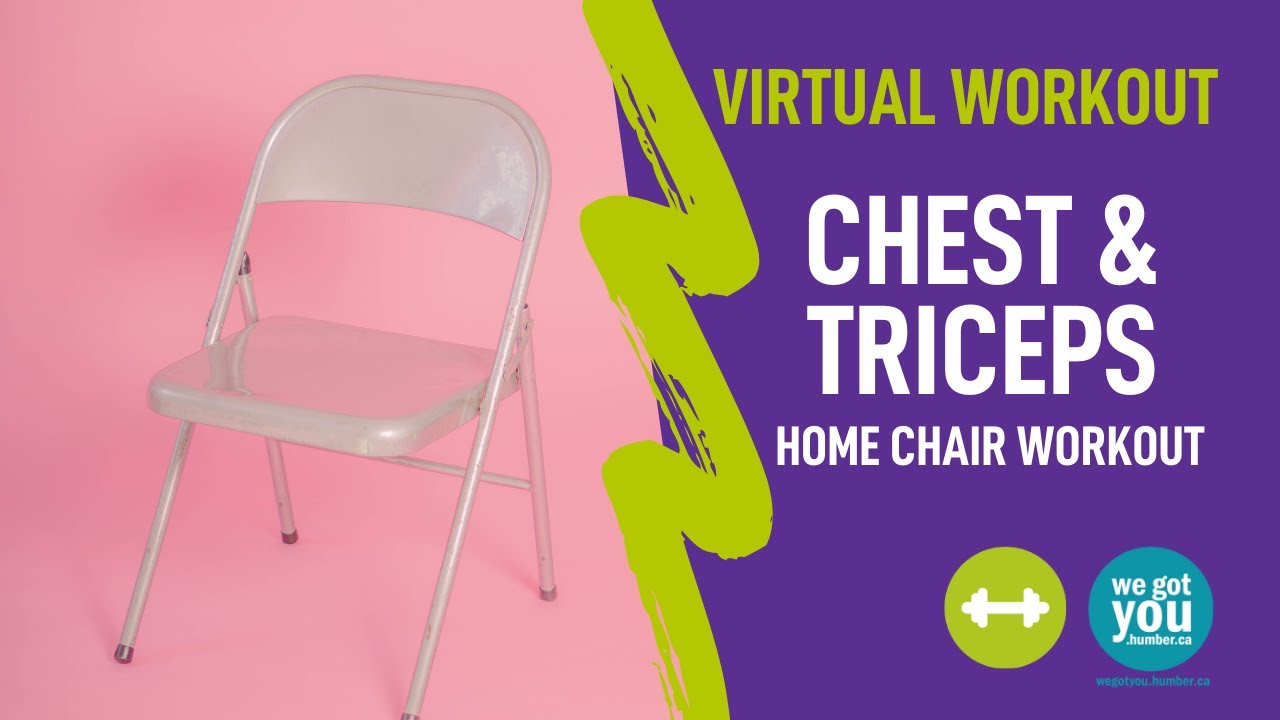 Chest & Triceps - Home Chair Workout - YouTube