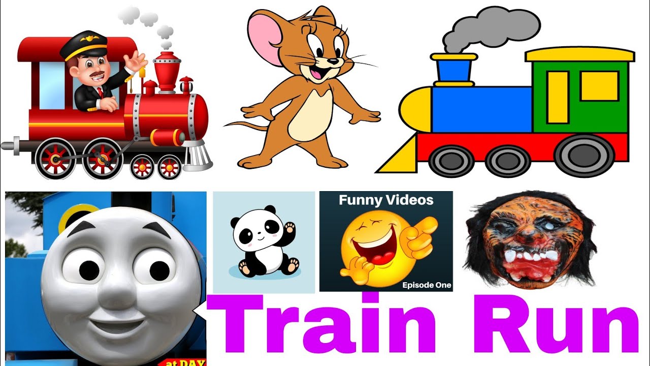 Chuk chuk train ka video | train train wala cartoon part 1 - YouTube
