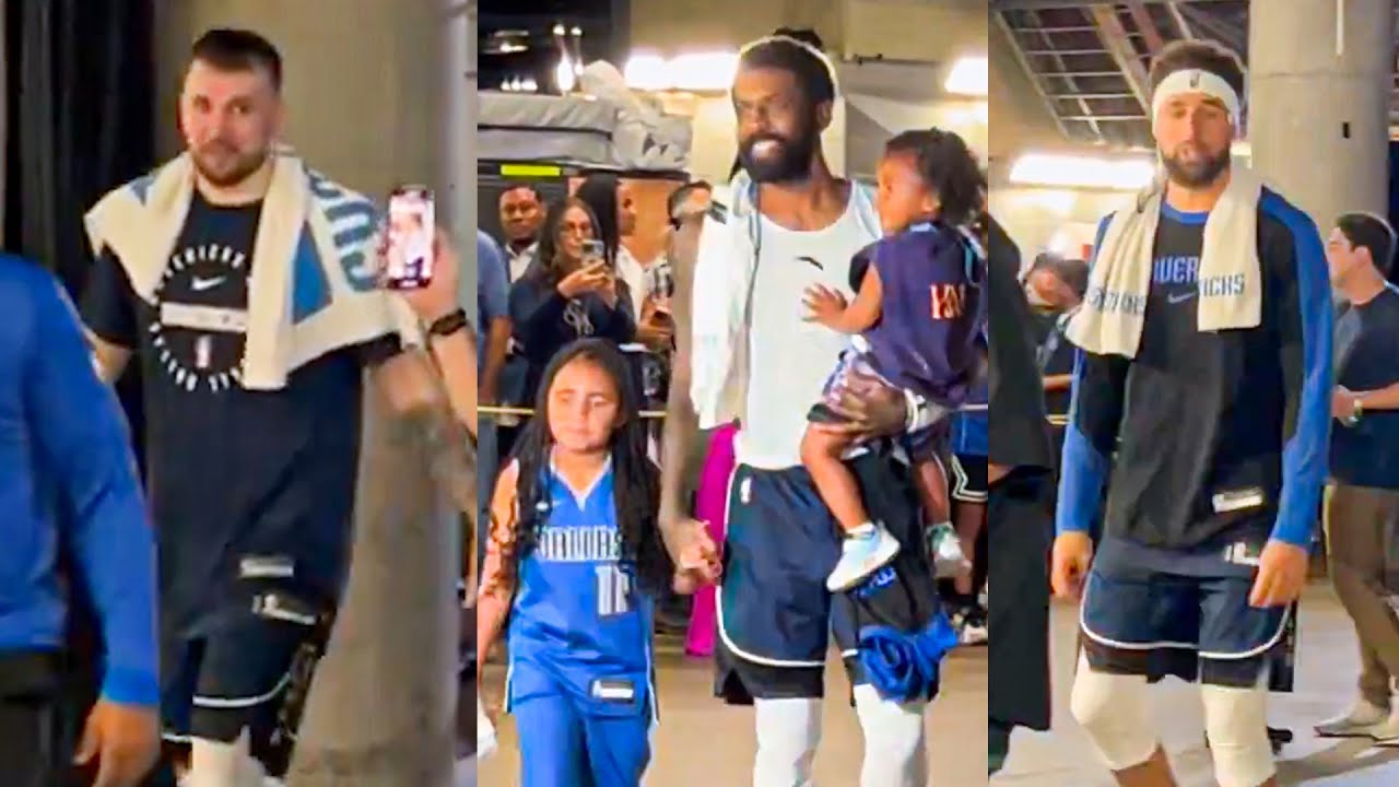 Luka Doncic, Irving and the Mavericks Immediately After Beating the ...