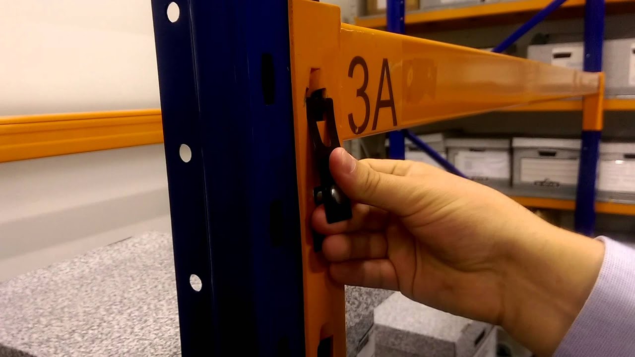 How to fit a Dexion Mk3 safety lock - YouTube