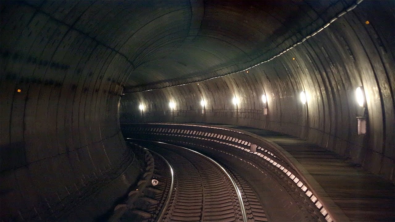 Riding on TFL London DLR train front seat view | London Canary Wharf ...