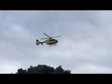 Helicopter Checking Power Lines - YouTube