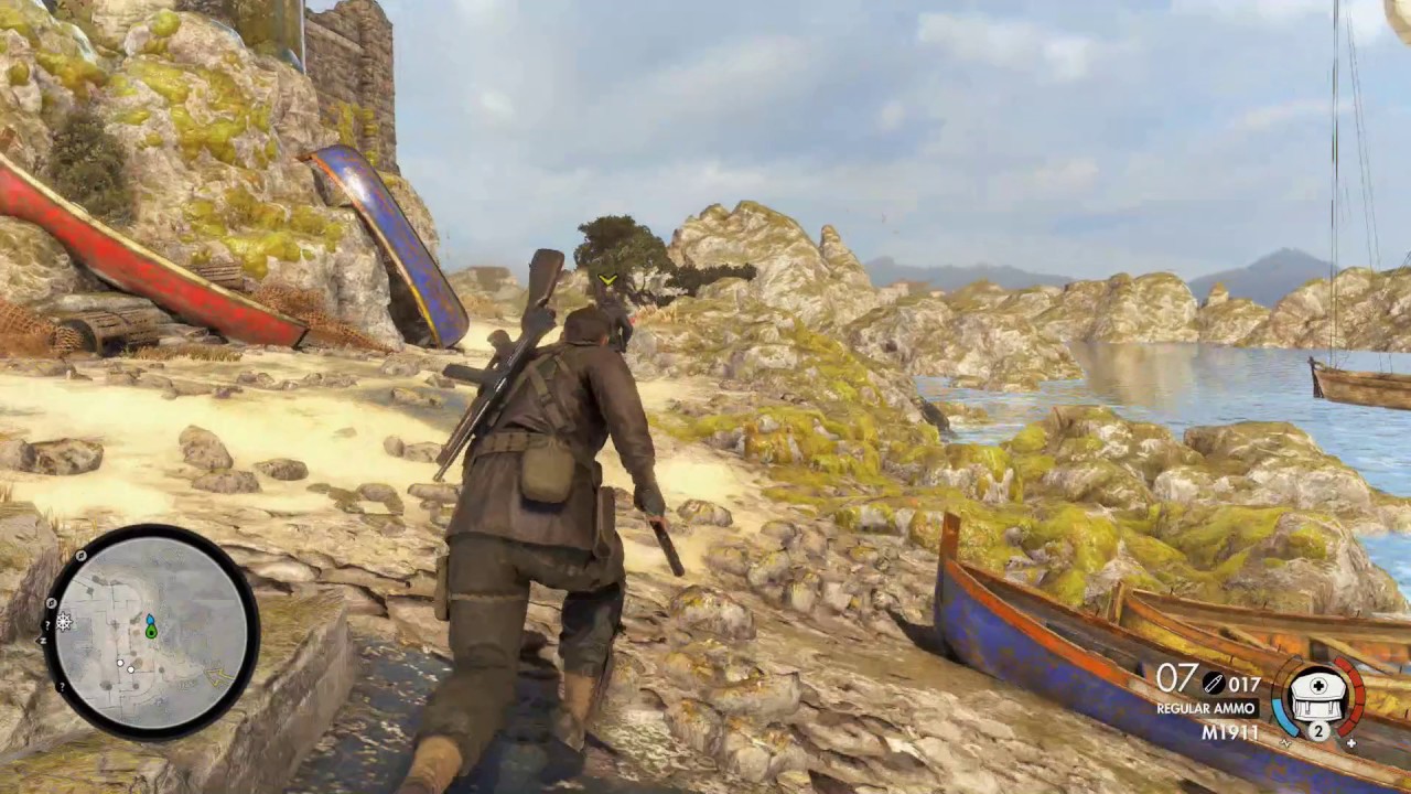 Sniper Elite 4 Challenges 04 Bitanti Village, Shotgun, Softly Softly ...