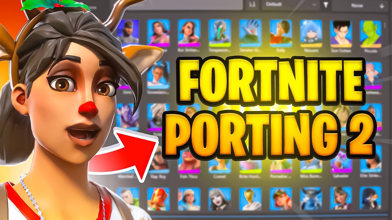 Tuto AVOIR tout les SKINS de FORTNITE sur BLENDER 🤯!(FORTNITE PORTING 2 ...