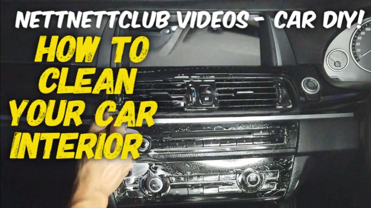 How to do a full car interior clean-up - YouTube