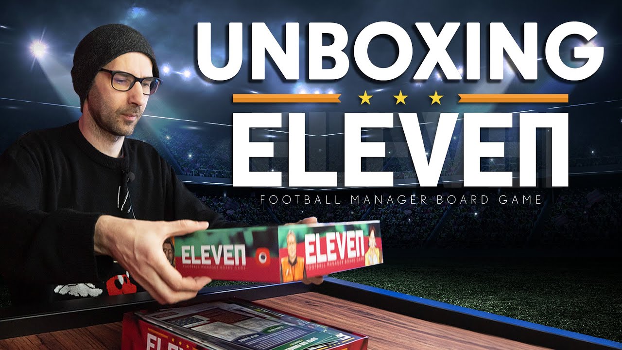 Eleven Football Manager Board Game - Unboxing - YouTube