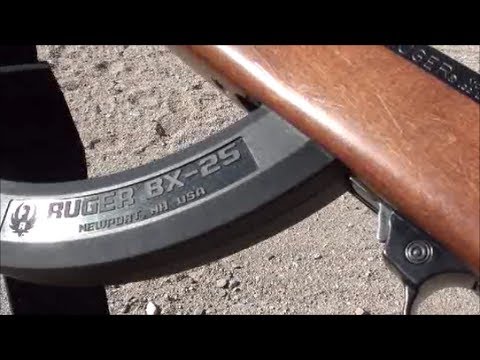 Ruger BX-25 Magazine for the 10/22 Rifle - Shooting with the NEW BX-25 ...