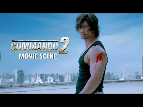 Unleashing Vidyut Jammwal's Epic Action Finale in Commando 2 |  Must-Watch Movie Scenes