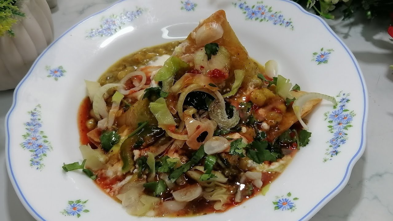 dhaba style samosa chat recipe/ samosa chat recipe - YouTube