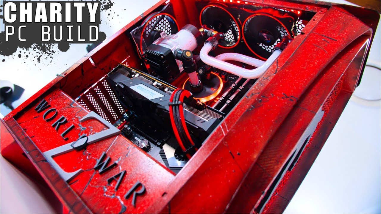 We made this Water Cooled AMD Gaming PC Build for Charity! - Time Lapse ...