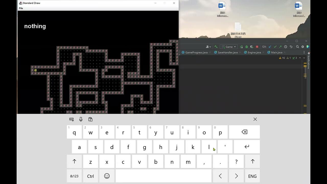 CS61B-Game Demo - YouTube