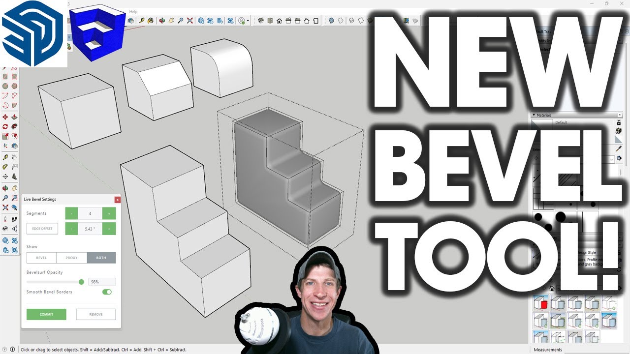 BEVEL is Here! Trying the Brand New Beveling Extension for SketchUp ...