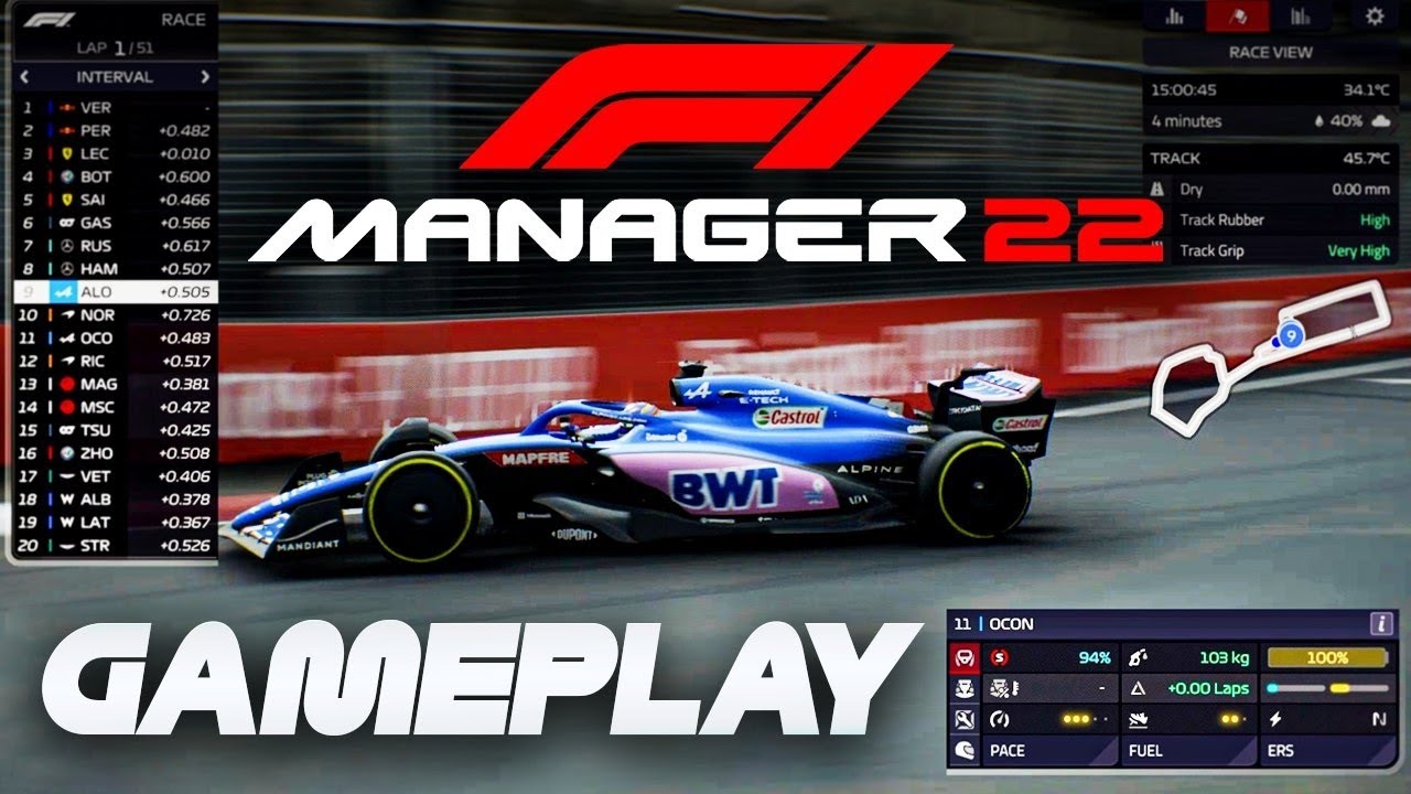 F1 MANAGER 22 EARLY LOOK GAMEPLAY - YouTube