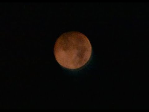 Moon seen through Visible cut UV pass interference filter - YouTube