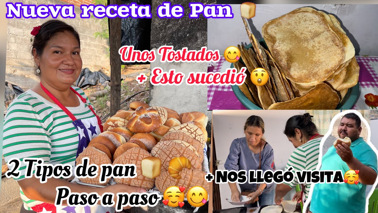 Pan Tradicional 😋🥐+ Pan de Rancho paso a paso + Trabajando en Equipo 🥰 ...