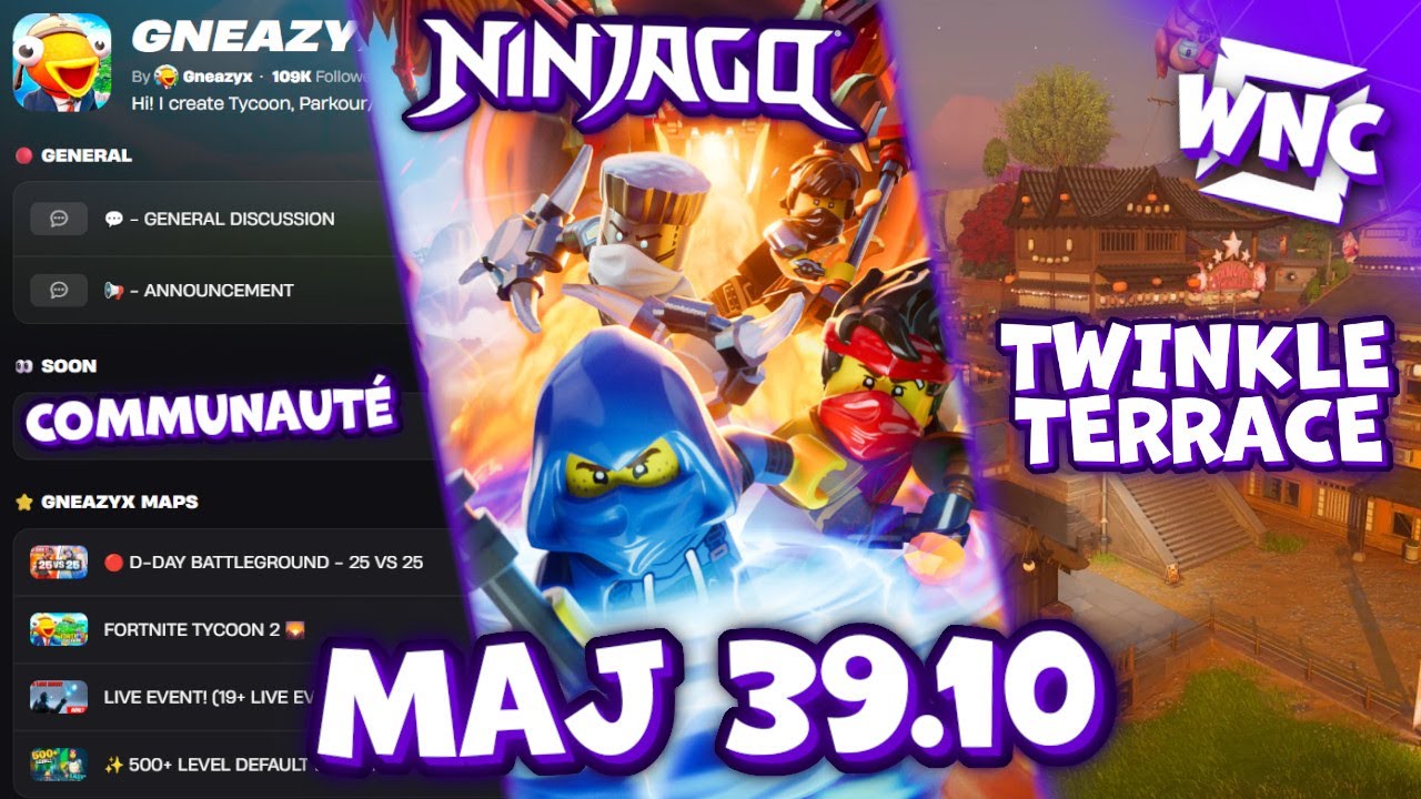 NINJAGO, COMMUNAUTÉS FORTNITE et galerie TWINKLE TERRACE dans l'UEFN 39 ...